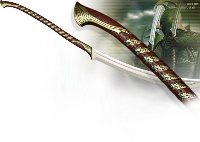 Lord of the Rings High Elven Warrior Sword and wall display UC1373 from ...