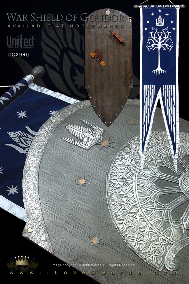 Second Age Gondorian Shield Limited Edition UC2940 by United Cutlery