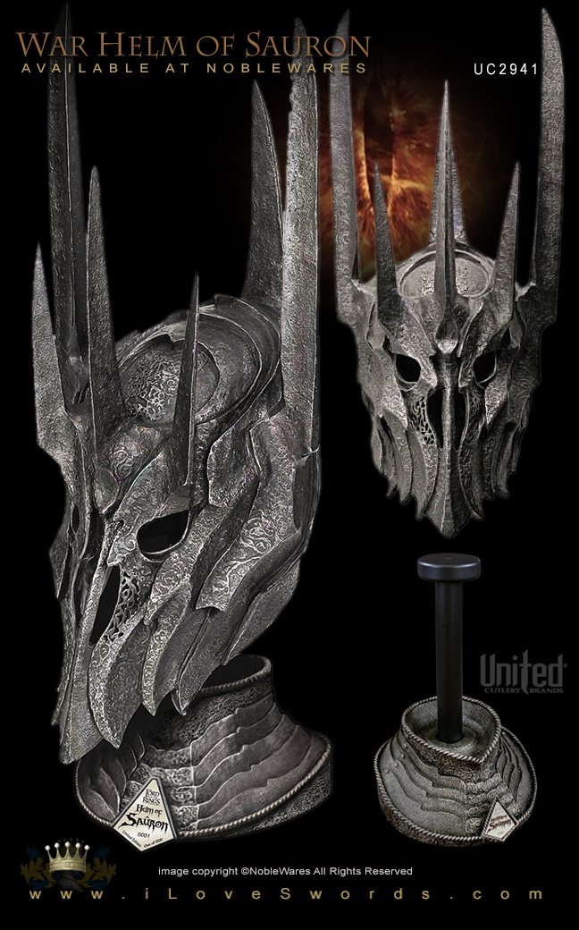 Lord of the Rings Helm of Sauron UC2941 Limited Edition by United Cutlery
