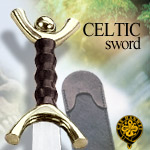 Historic replica swords of the Celts and Vikings