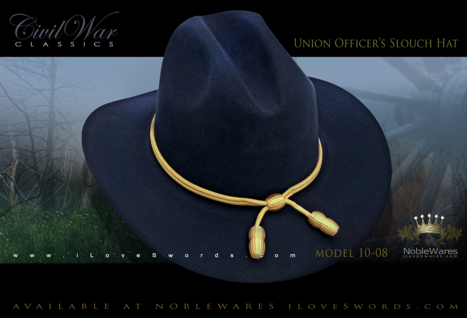 Civil War Union Officer's Slouch Hat 10-08