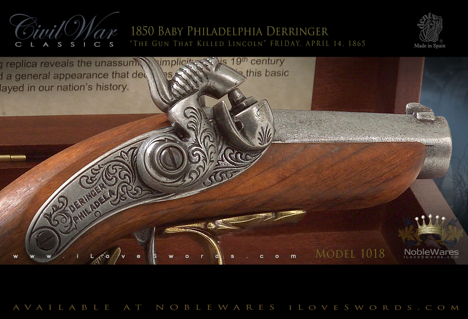 Non-Firing Replica 1850 Baby Philadelphia Derringer model 1018 by Denix