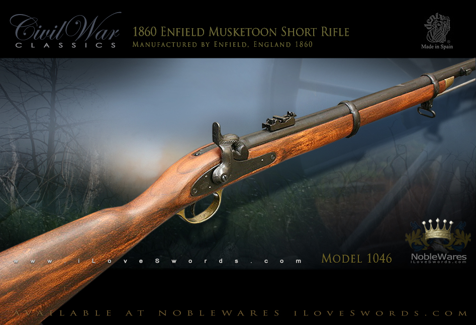 Non-Firing Replica 1860 Enfield Musketoon Short Rifle model 1146 by Denix