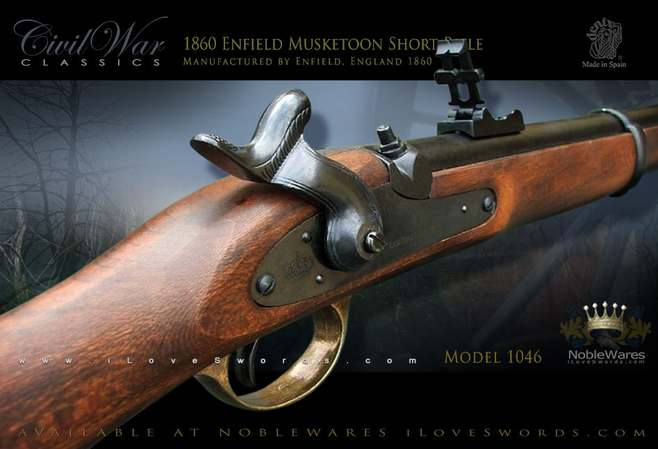 Non-Firing Replica 1860 Enfield Musketoon Short Rifle model 1146 by Denix