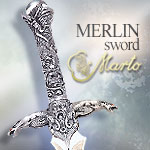 Silver Merlin Fantasy Sword by Marto