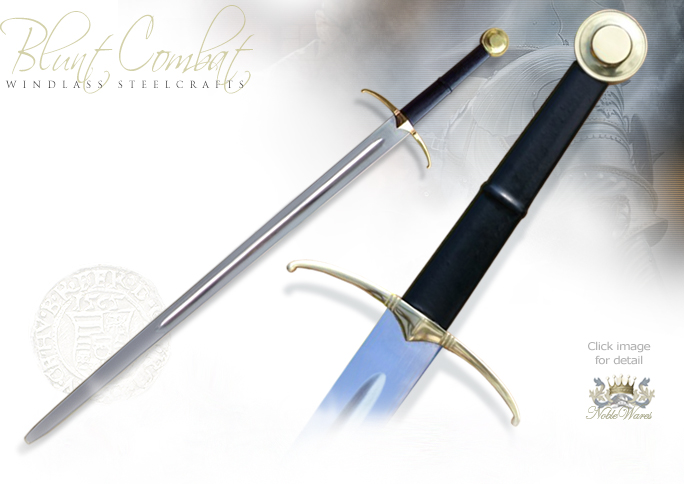 The Knight Errant Blunt Stage Combat Two Hand Battle Sword (brass ...