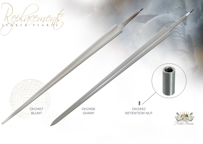 Blunt and Sharp Replacement Blades & Retention Nut for Tinker Pearce ...