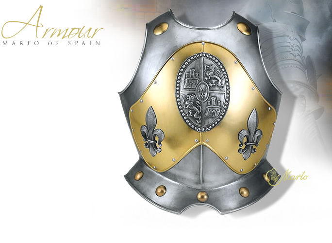 Castile Leon Decorative Breastplate 935 by Marto Martespa of Spain