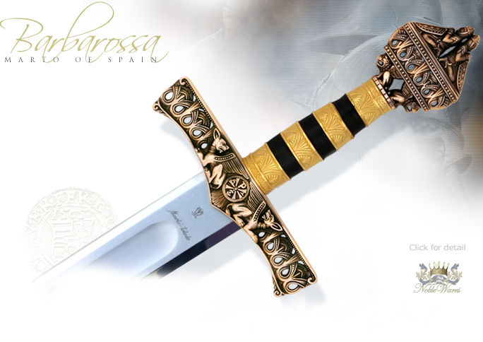 NobleWares offers the Barbarossa Sword 567 Bronze Edition by MARTO of ...