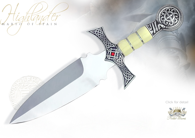 Decorative Silver Highlander Claymore Dagger Limited Edition HI015.2 by ...