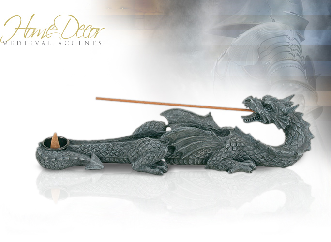 Medieval Dragon Incense Burner 6615 by YTC Summit