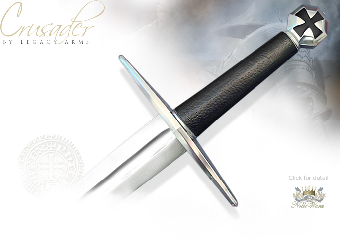 Functional Teutonic Knight Crusader Sword model IP-003A by Legacy Arms