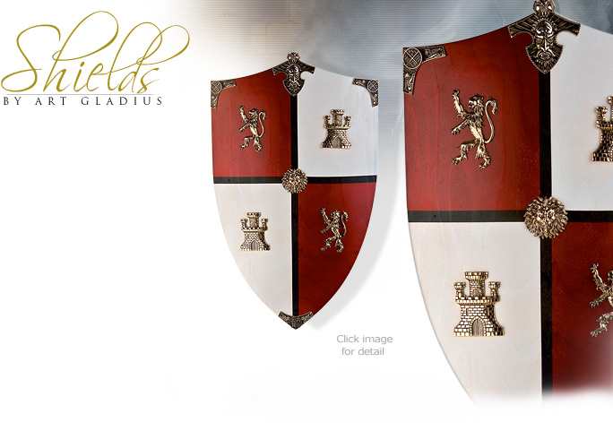 El Cid wooden Shield AG873 by Art Gladius of Spain