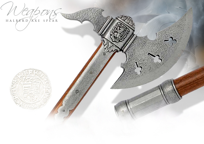 Decorative 13th Century German War Axe 636 by Denix of Spain