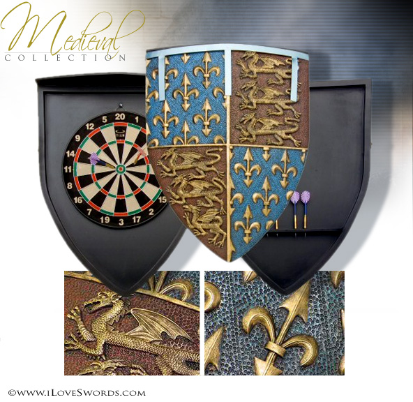 Medieval Darts Board Large Image