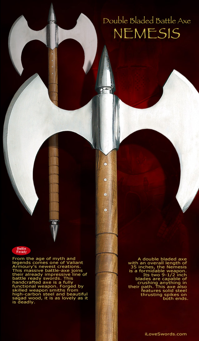 Double Bladed Battle Axe Nemesis Large Image