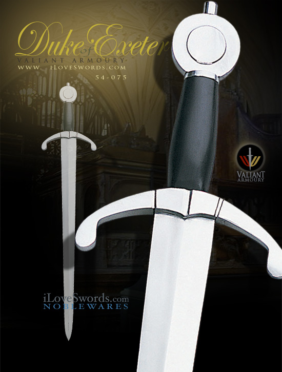 Duke of Exeter Sword - Battle Ready by Valiant Armoury Large Image