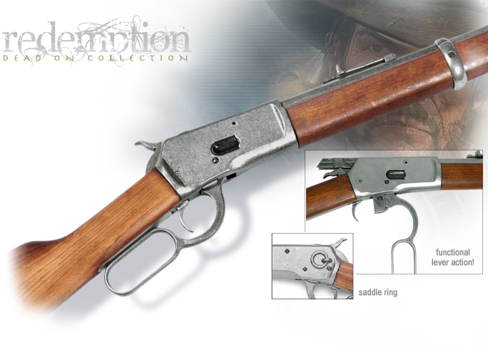Non-firing Winchester Repeater Rifle 1068G by Denix - Redemption Dead ...