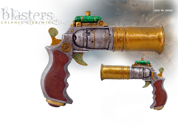 NobleWares offers the rare Steampunk Collection Blaster Pistol 8884 by ...