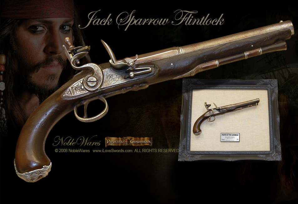 Pirates of the Caribbean Captain Jack Sparrow Flintlock