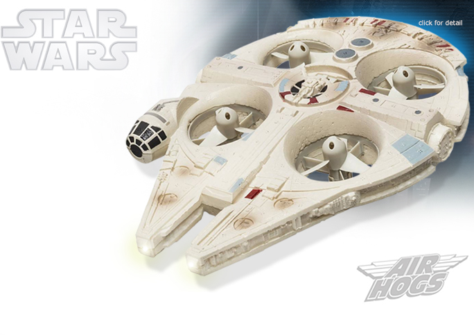 Officially Licensed Disney Star Wars Remote Control Millennium Falcon ...