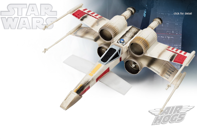 Officially Licensed Disney Star Wars Remote Control X-Wing Starfighter ...