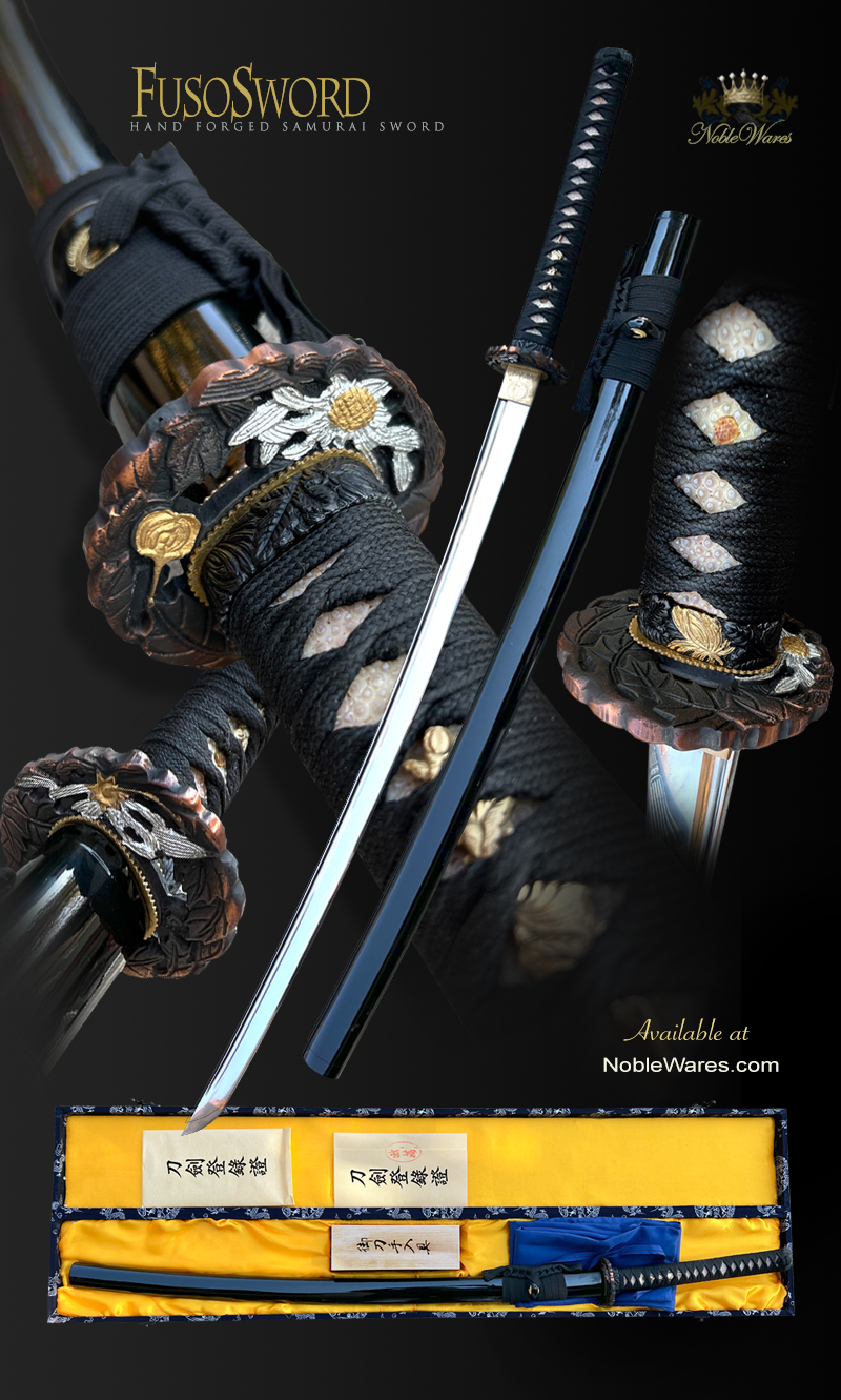 Fuso Sword hand forged Samurai Sword by Musashi for Pacific Solution