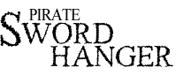 Classic Pirate Sword Hanger