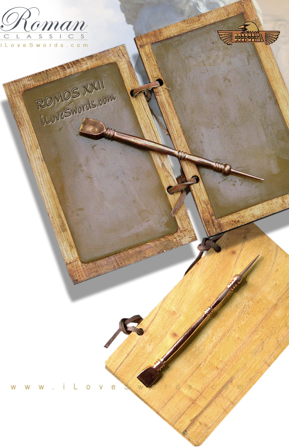 Detail Image of AH3989 Roman Wax Writing Tablet with Stylus