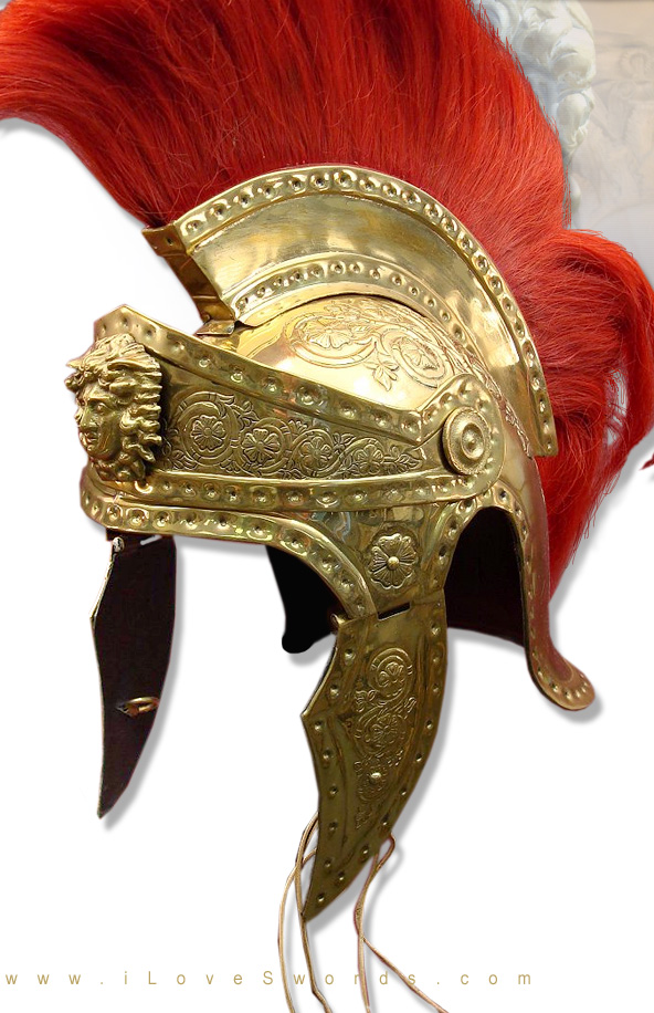 NobleWares Detail Image of Praetorian Roman Helm AH6210 by DEEPEEKA