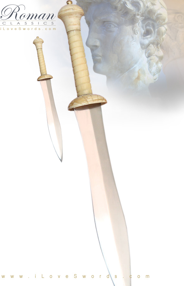 NobleWares Detail Image of AH6251B Gladiator Dolch with Bone Hilt by ...