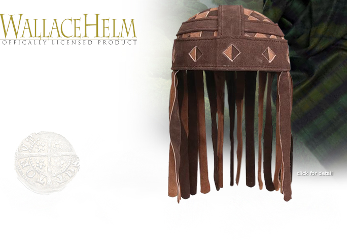 officially Licensed Braveheart William Wallace Leather Helmet 888503 by ...