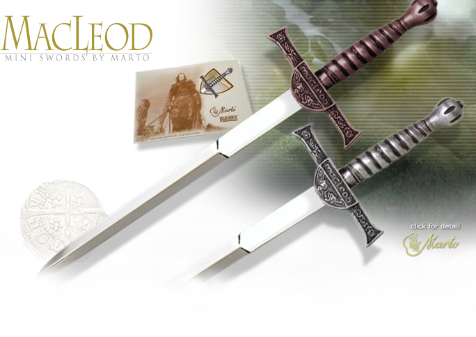 Officially Licensed Highlander MacLeod Mini Sword HI300 by Marto of ...