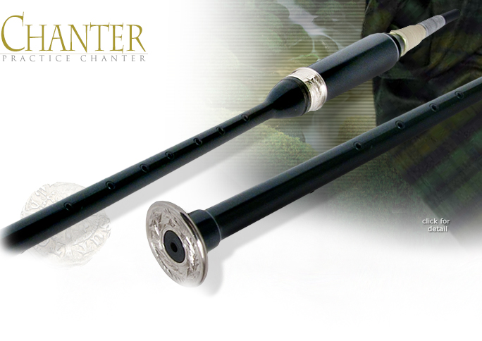Ebony Rosewood Bagpipe Practice Chanter