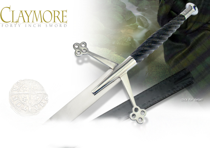 40" Scottish Claymore Sword 901070