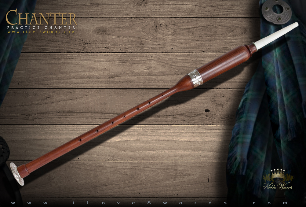 Rosewood Bagpipe Practice Chanter