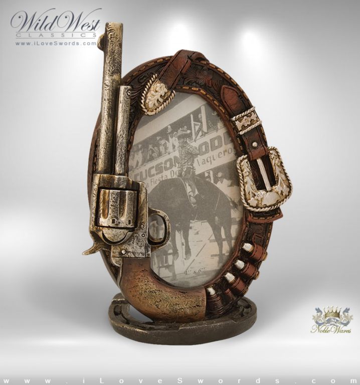 Cowboy Oval Picture Frame NW1975